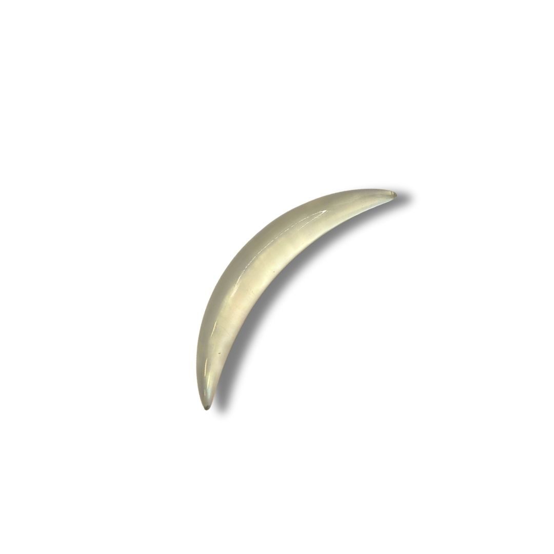 Spilla Vhernier Luna con Quarzo Latteo - Dobner