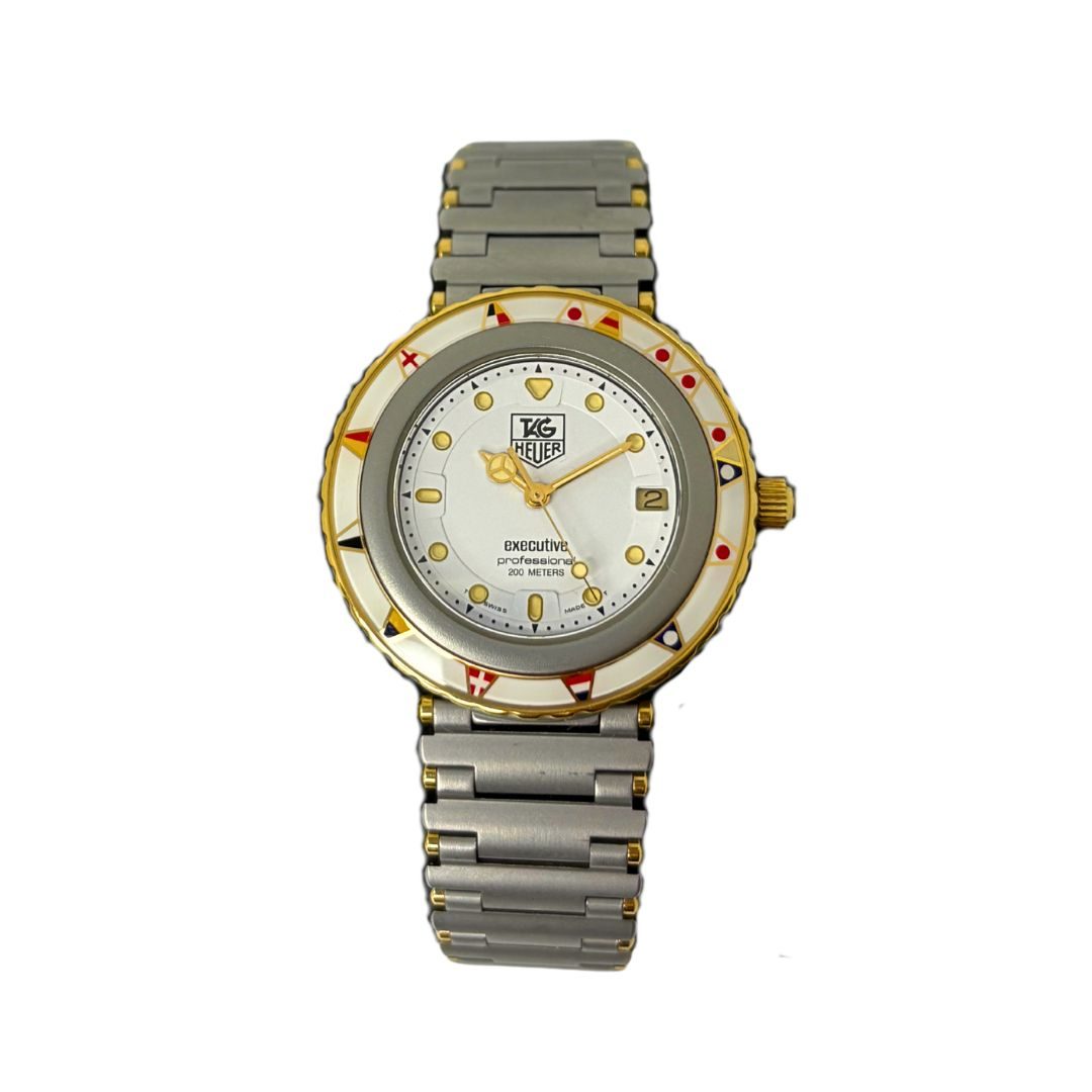 Orologio Tag Heuer Executive con Quadrante Bianco - Dobner